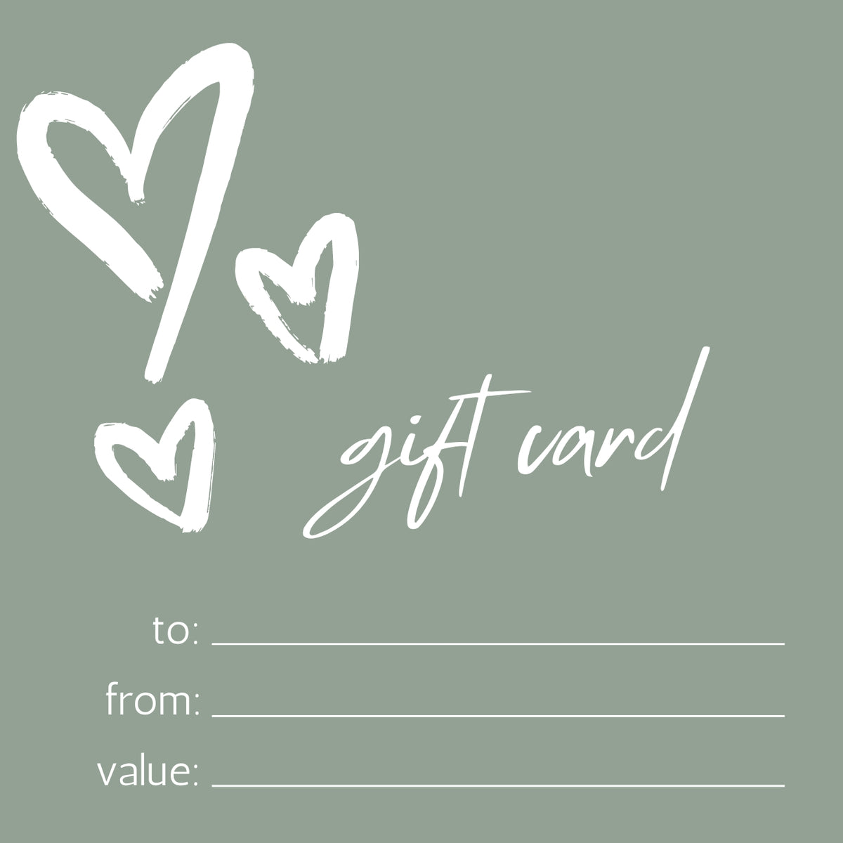 Gift Card - Gift Voucher – The CAHM Collective