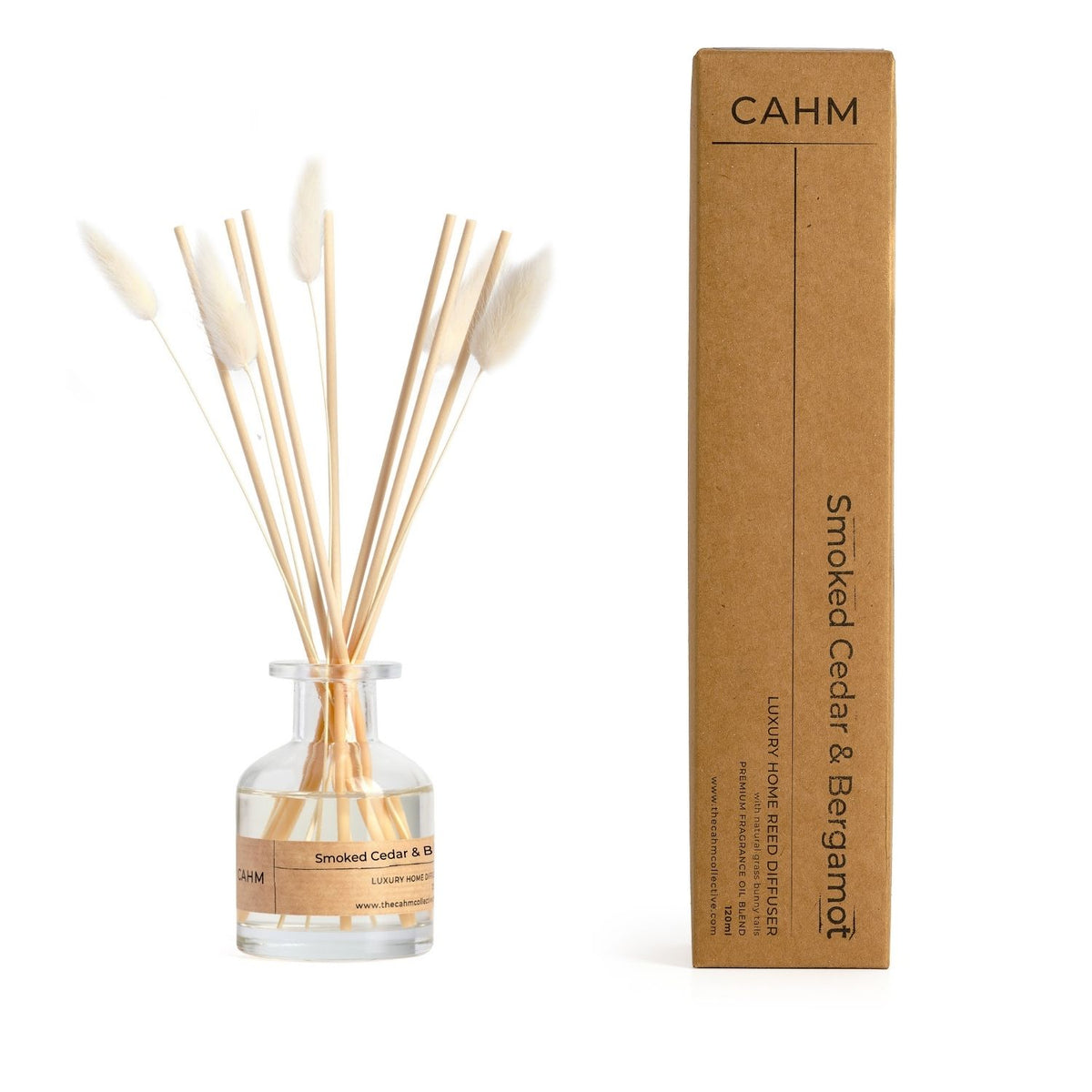 Smoked Cedar & Bergamot Reed Diffuser - Clear – The CAHM Collective